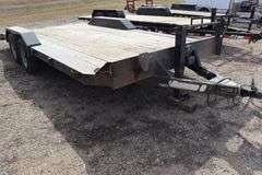 2012 Road Clipper 16' flat bend trailer w/ 2' B-Tail, ramps, 10,000 ...