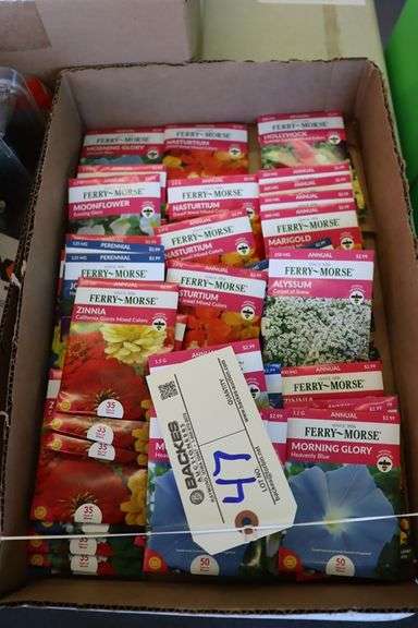 Box to go - Ferry Morse assorted flower seeds - Backes Commercial ...