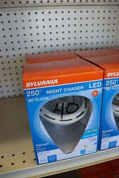 Times 6 - Sylvania 250 watt LED night chaser light bulbs - Backes ...