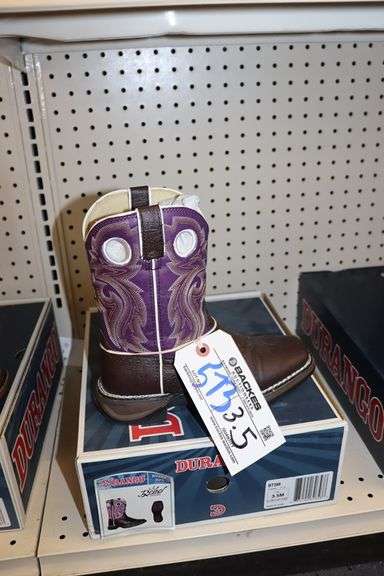 Durango Rebel size 3.5M boot - Backes Commercial Auctioneers