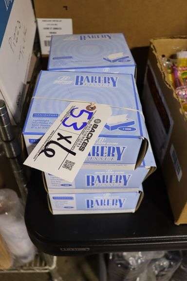 Times 6 - Brown's 6" x 10.75" bakery tissue boxes - Backes Commercial ...