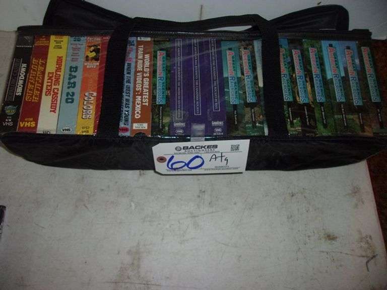 All to go DVDs and container - Backes Commercial Auctioneers