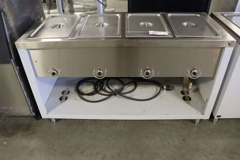 Duke 60" electric kitchen or buffet 4 well steam table - nice - 120 ...
