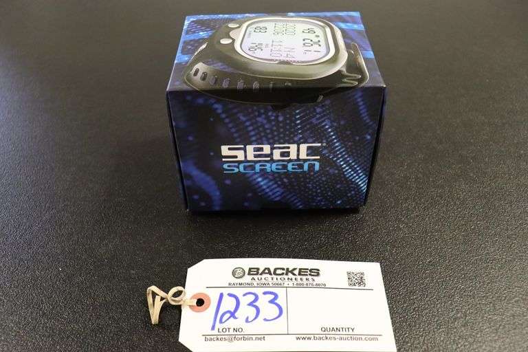 SEAC Screen 160-8NW computer dive screen - Backes Commercial Auctioneers