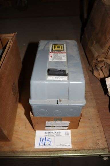 Square D nema size 0 starter - Backes Commercial Auctioneers
