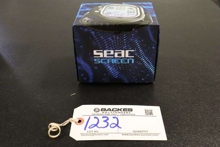 SEAC Screen 160-8NR computer dive screen - Backes Commercial Auctioneers