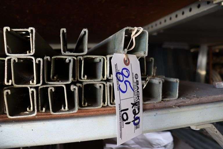 Times 20 - 10' sticks of Unistrut - Backes Commercial Auctioneers