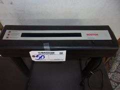 Boston Paper Shredder, no basket - Backes Commercial Auctioneers