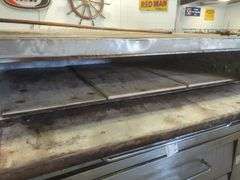 Stack of Bakers Pride Y600 gas slate deck pizza ovens - nice clean ...