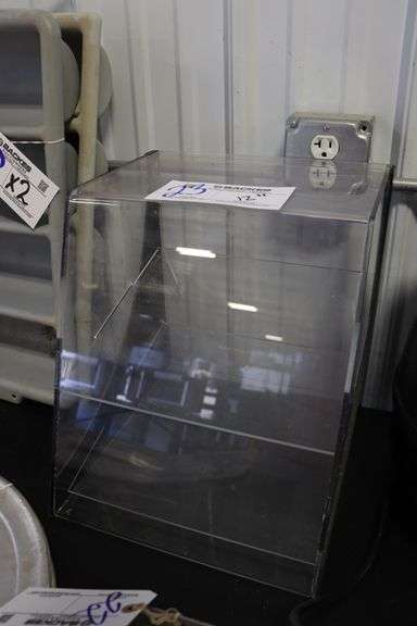 12" acrylic counter top dry product display cabinet - Backes Commercial ...