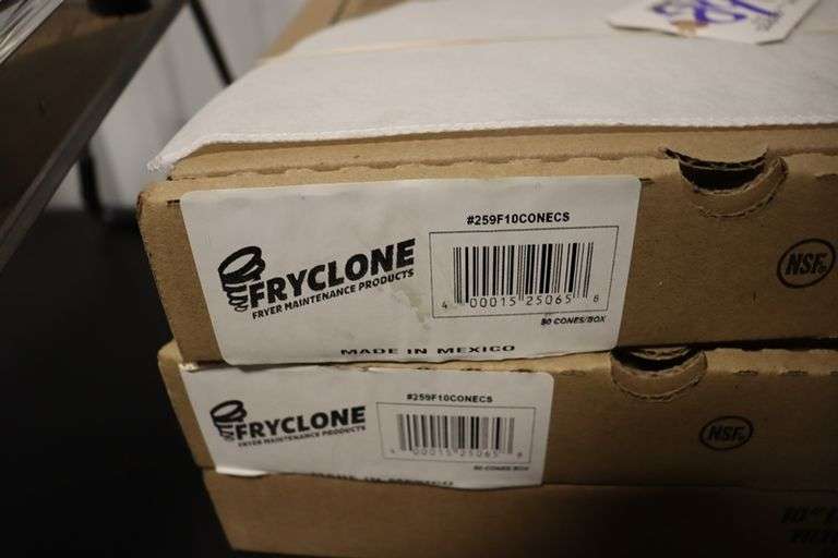 Times 3 - Boxes of 10" shortening filter cones - Backes Commercial ...