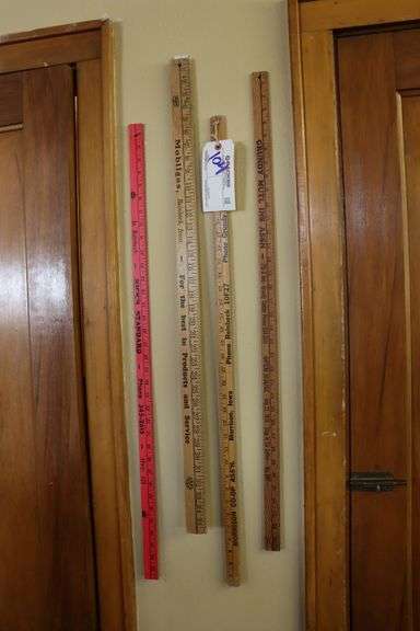 All to go - Measuring sticks - Backes Commercial Auctioneers