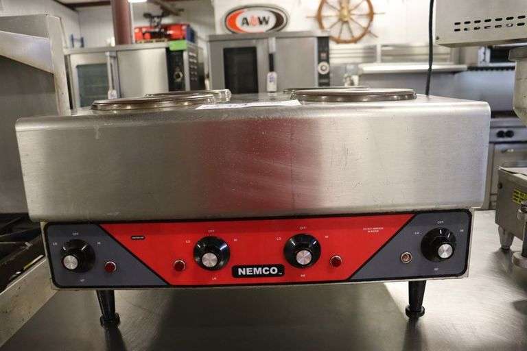 Nemco model 6311-2-240 electric 24" counter top range - can be used for ...