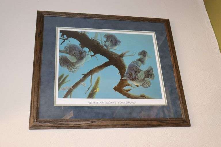 Pair to go - Framed fish prints - Backes Commercial Auctioneers