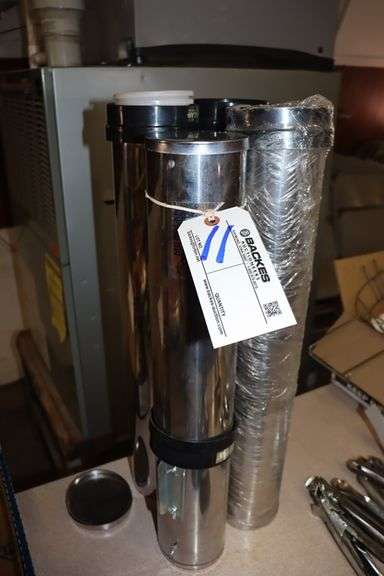 All to go - 4 stainless cup dispensers - Backes Commercial Auctioneers