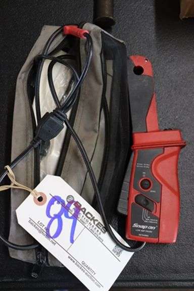 Snap-On low amp probe with bag - Backes Commercial Auctioneers