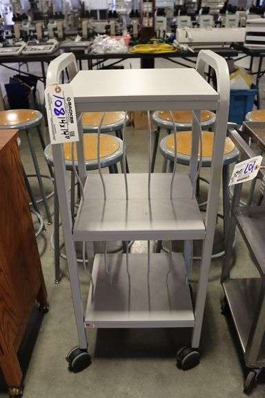 14" x 14" metal framed portable patient binder organizer rack - Backes ...