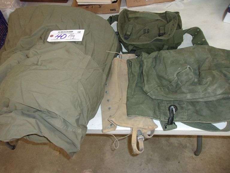 All to go military items - Backes Commercial Auctioneers