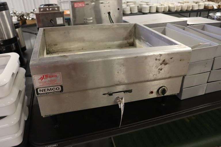 Nemco 12" x 24" countertop 2 pan steam table - 115 volt - Backes ...