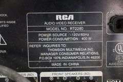 RCA stereo system with 2 tall speakers, regular speakers, & sub ...