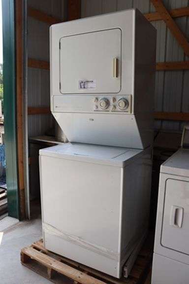 Maytag stack washer/dryer - electric - Backes Commercial Auctioneers