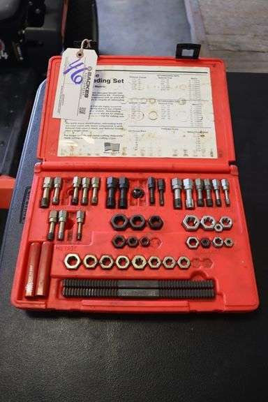 Mac Tools 48 piece thread restoring set - 3/4 complete - Backes ...