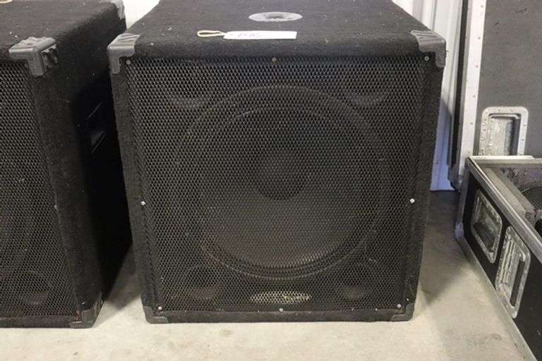 Crate Pro Audio PS18S 1200 watt 18" subwoofer - Backes Commercial ...