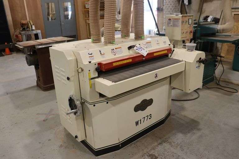 2020 Shop Fox W1773 - 37" conveyor drum sander, 15 hp, 240/480 volt, 3 ...