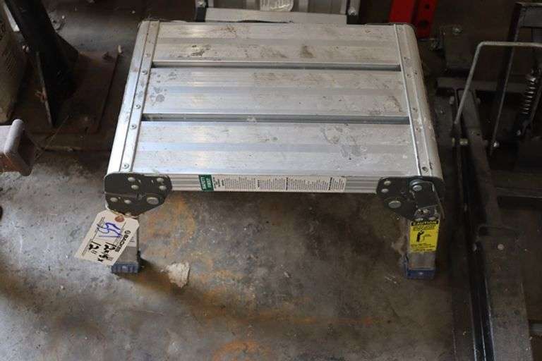 Haul Master 12" x 8" x 12" aluminum work platform - Backes Commercial ...