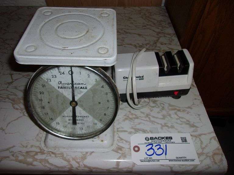 Food scale, knife sharpener and noodle maker - Backes Commercial ...