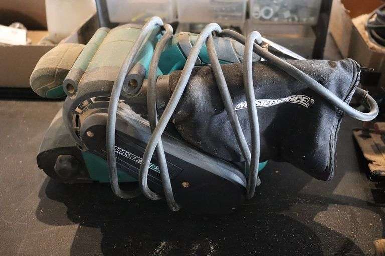Masterforce electric belt sander - Backes Commercial Auctioneers