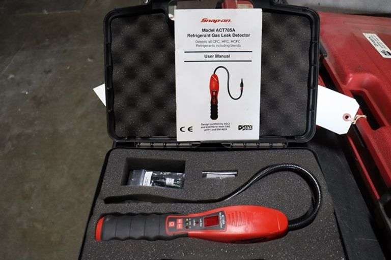 Snap On ACT785A refrigerant gas leak detector kit - Backes Commercial ...