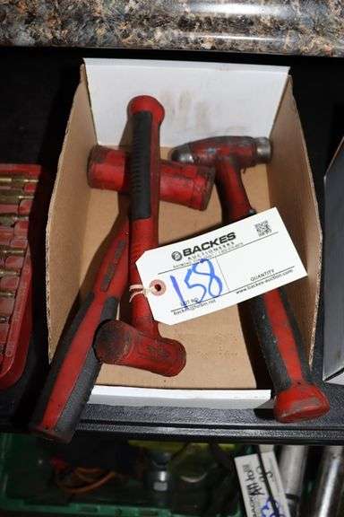 Set of 3 - Snap on hammers - Backes Commercial Auctioneers