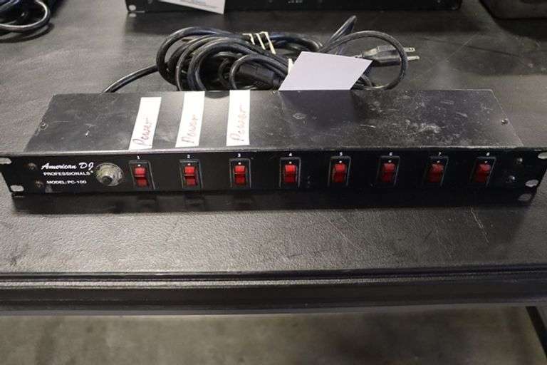 American DJ PC100 switch box - Backes Commercial Auctioneers