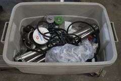 Edhard MKT muffin machine on portable stainless cart - Backes ...