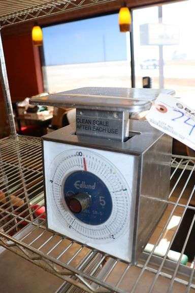 Edlund 5 lb. scale - Backes Commercial Auctioneers