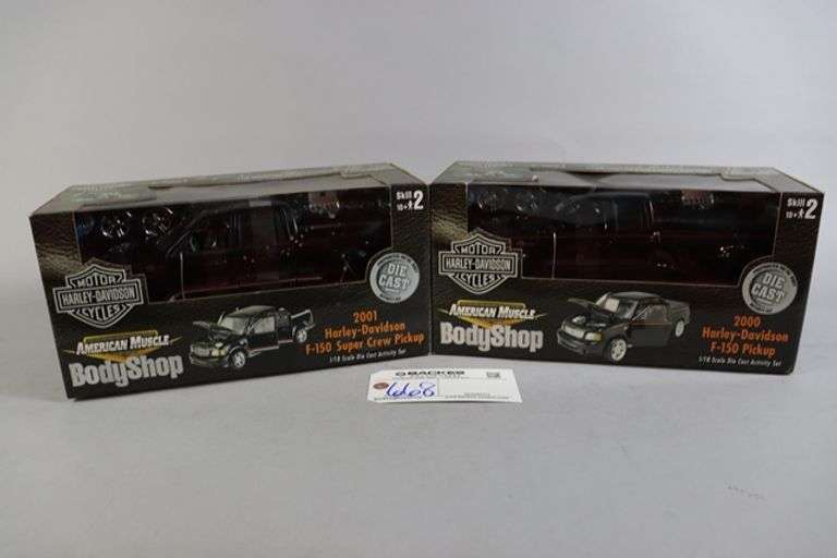 Pair to go - American Muscle Body Shop 1/18 scale die cast activity ...