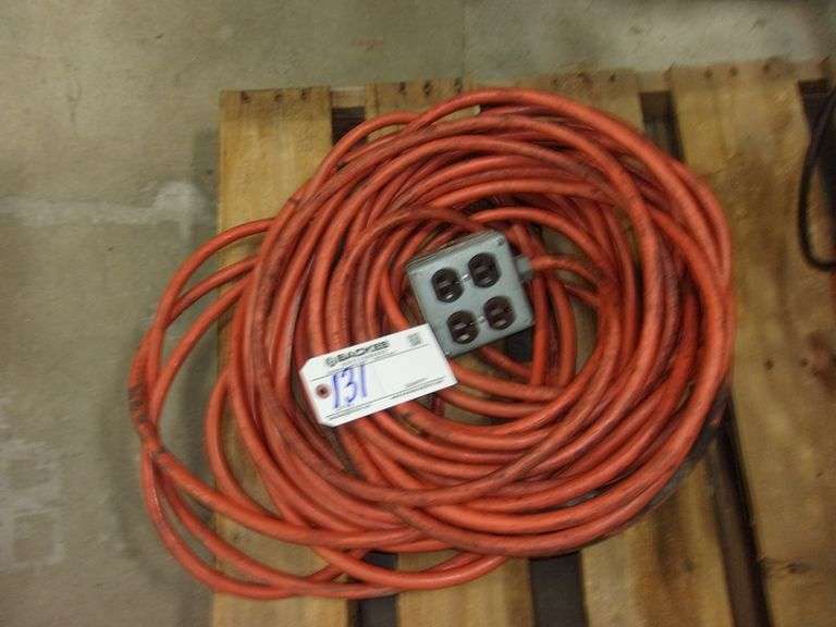 Heavy duty drop cord - Backes Commercial Auctioneers
