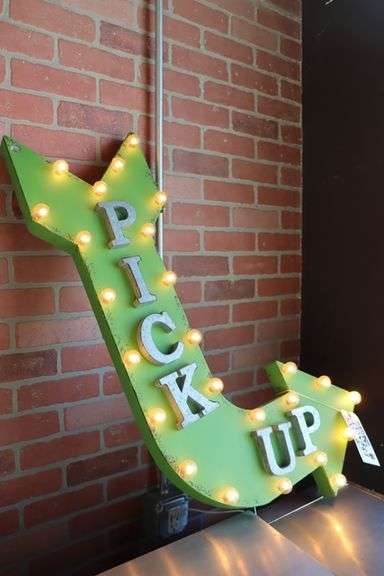 Times 2 - 36" galvanized metal Pick up & order arrow signs - Order now ...