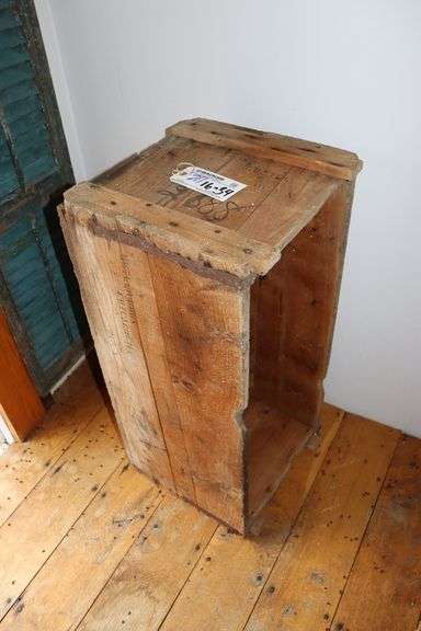 16" x 34" x 16" Tall wood crate - no lid - located on 3rd floor ...