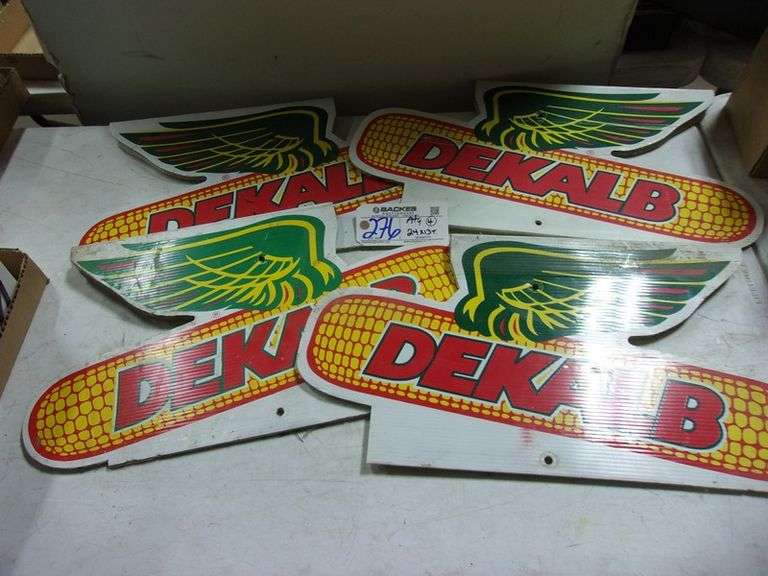All to go 4 24" x 13" corrugated Dekalb signs - Backes Commercial ...
