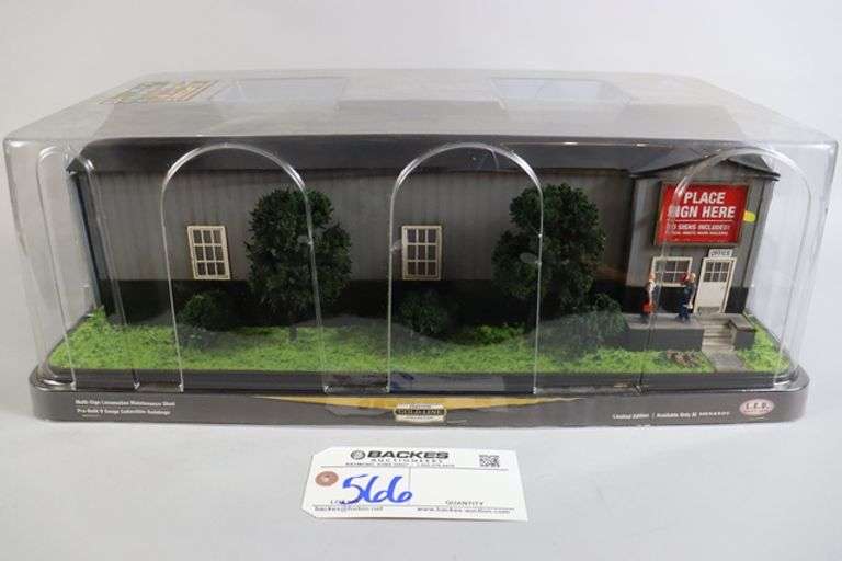 Menards Gold Line track building - Backes Commercial Auctioneers