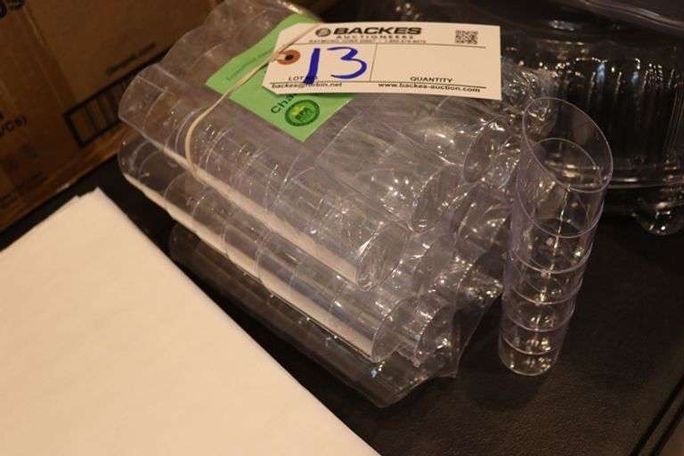 4 Sleeves of plastic 1 oz. portion sample cups - Backes Commercial ...
