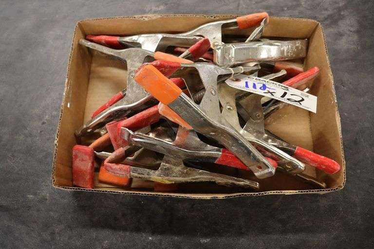 Times 12 - 3" Spring hand clamps - Backes Commercial Auctioneers