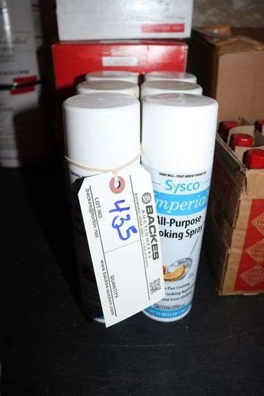 Times 6 - Sysco 17 oz. all purpose cooking spray cans - Backes ...