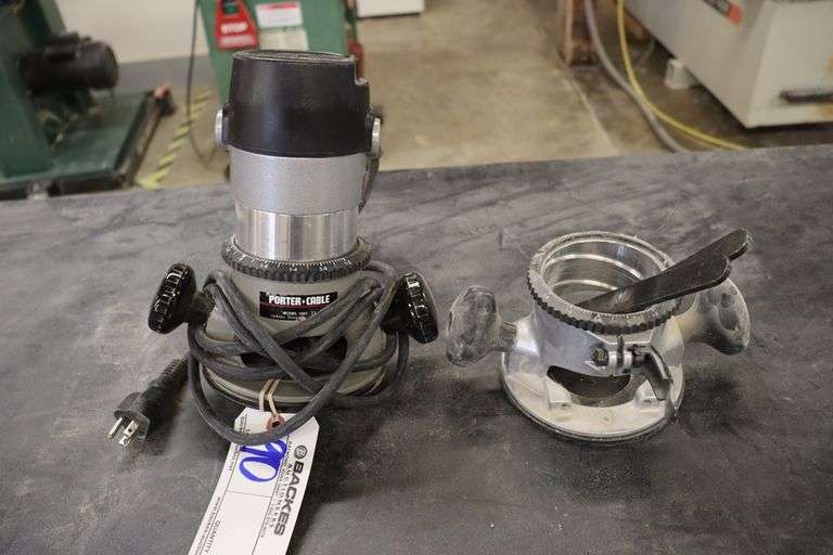 Porter Cable 690LR electric router w/ extra base - Backes Commercial ...