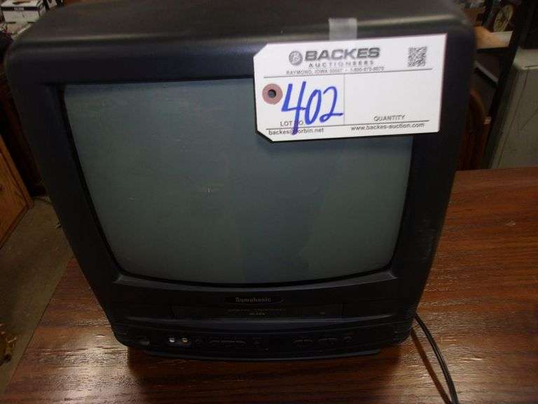 VHS TV combo - Backes Commercial Auctioneers