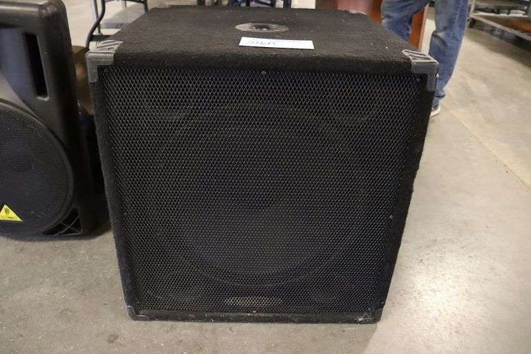 Crate Pro Audio PS18S 1200 watt 18" subwoofer cabinet - Backes ...
