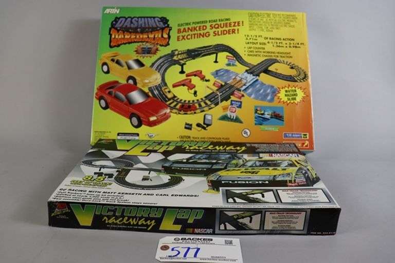 Pair to go - Artin Dashing Daredevils electric powered road racing set ...