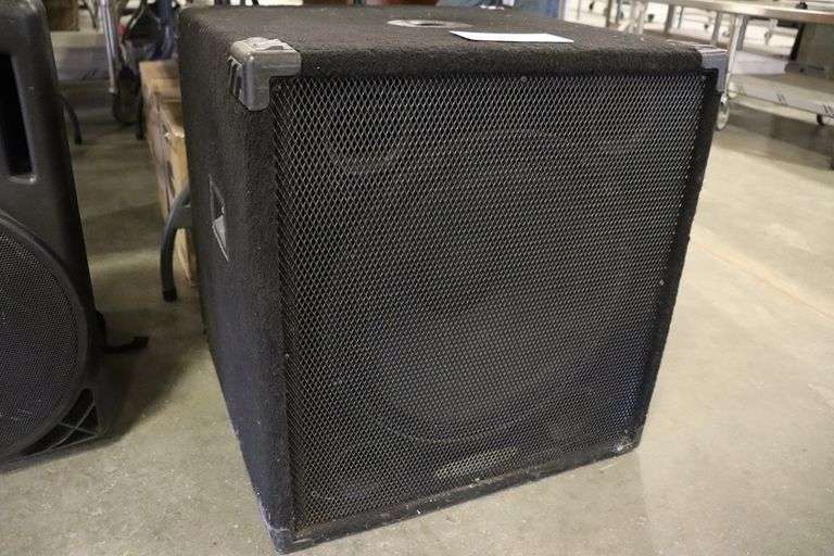 Crate Pro Audio PS18S 1200 watt 18" subwoofer cabinet - Backes ...